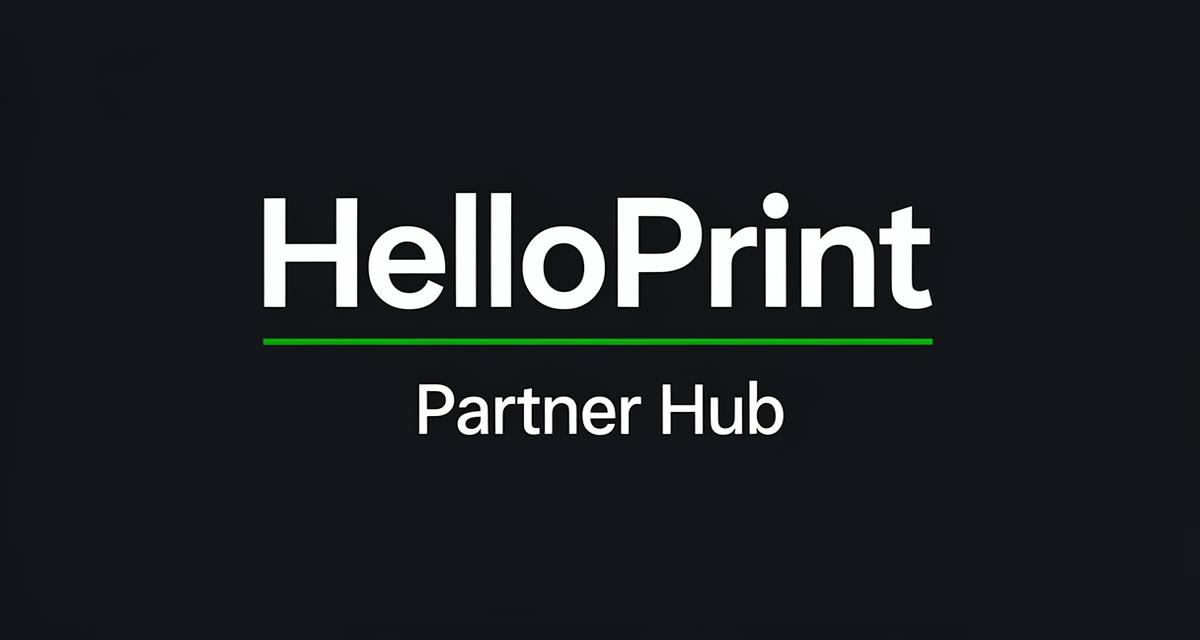 Helloprint Partner Hub